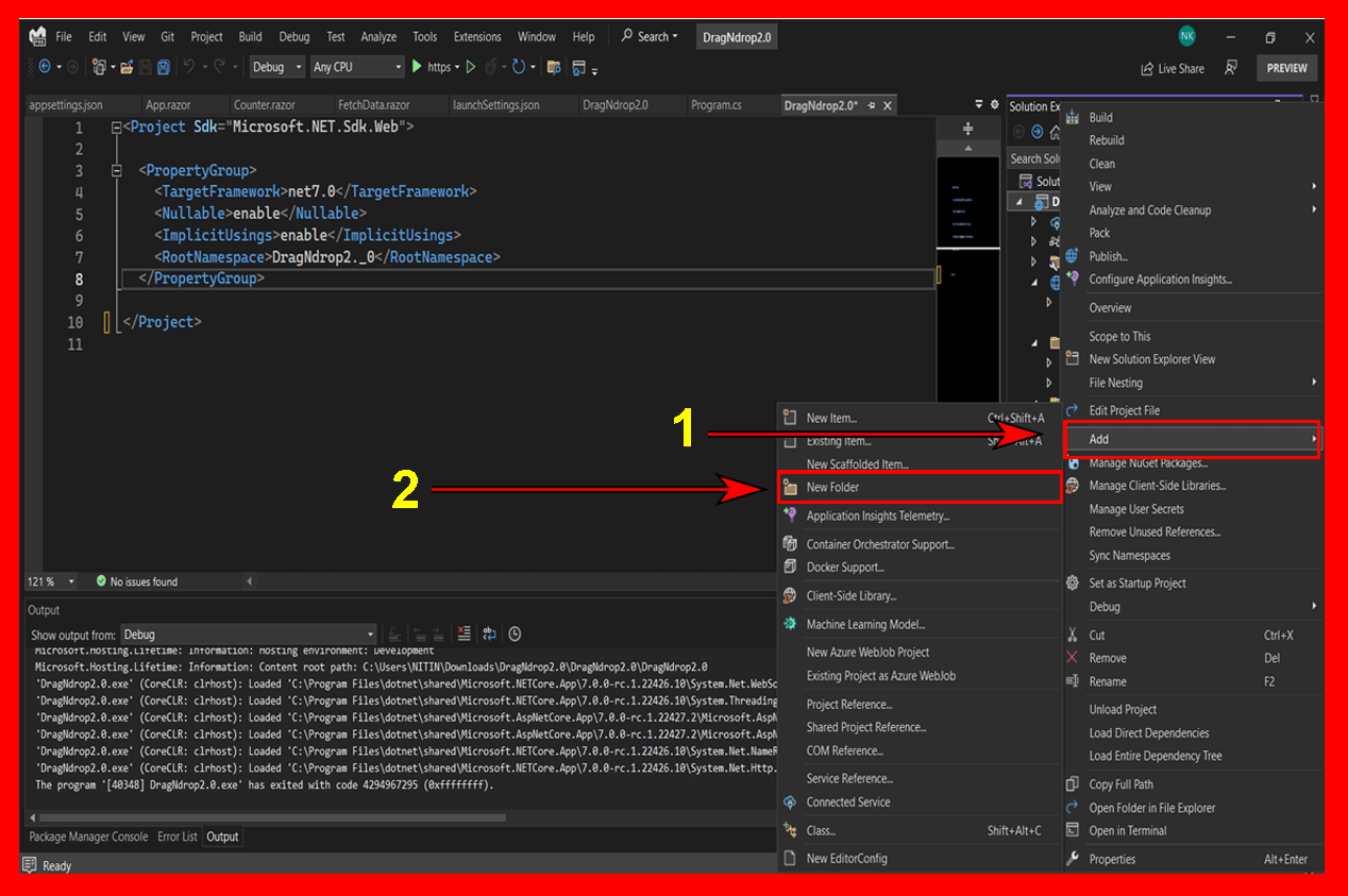Drag And Drop In Blazor Without JavaScript