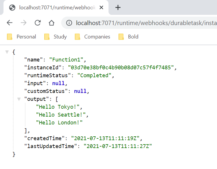 Durable Functions - Patterns - Async HTTP APIs