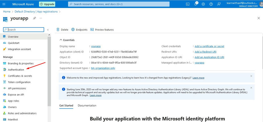 Dynamic Redirect URL/ Wildcard URL in Azure App Registration