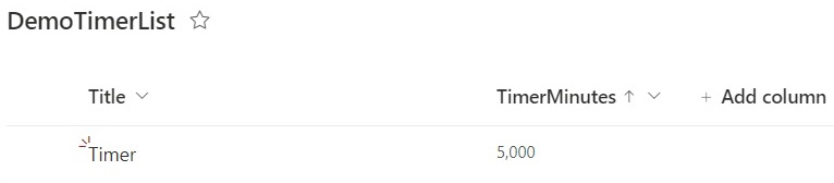 Dynamic Timer Control Duration from SharePoint List in Power Apps