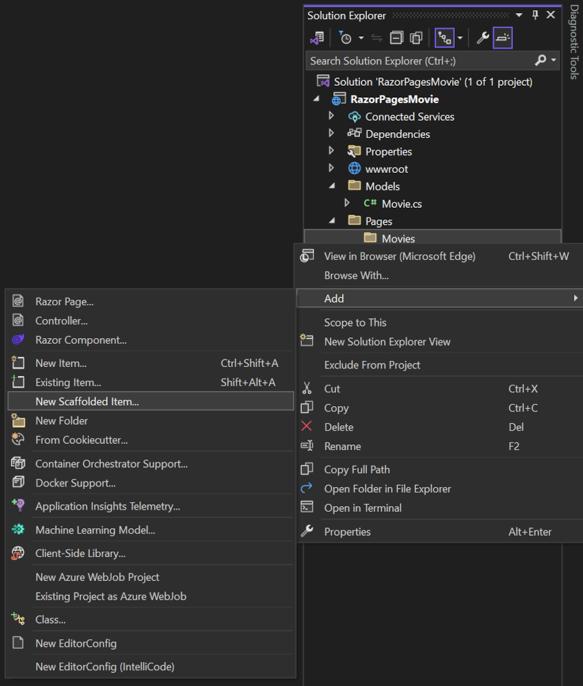 Entity Framework 11 With Net Core Razor Pages Code First