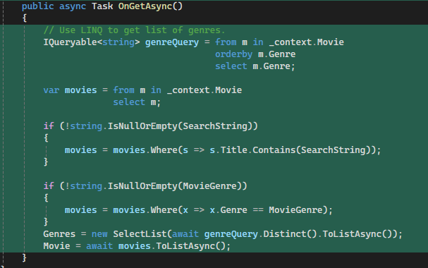 Entity Framework (11-1), with .Net Core Razor Pages Code-First (2)