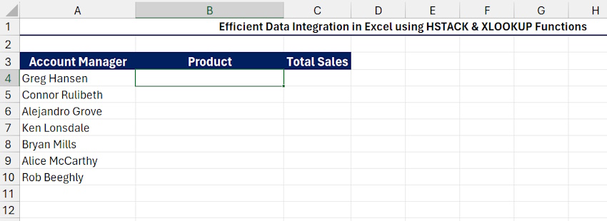 Efficient Data Integration Using Hstack And Xlookup Functions 5744