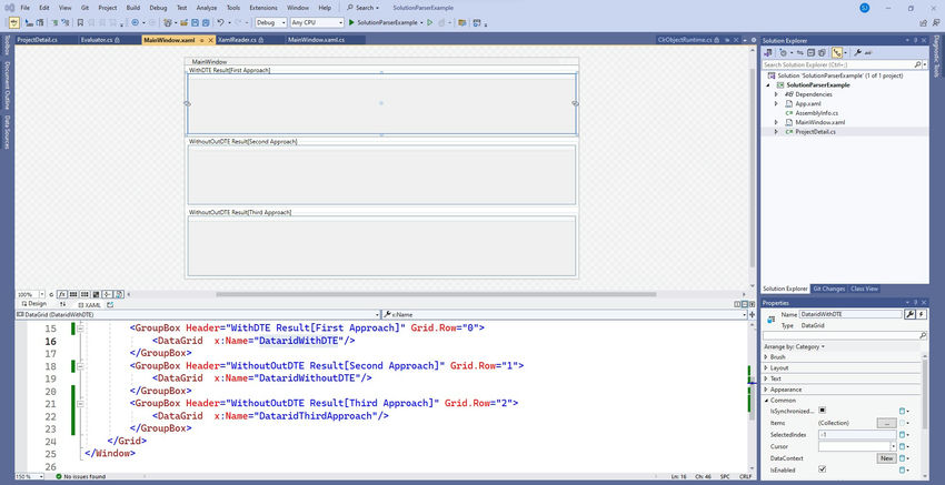Efficient Solution Parsing in .NET 8 Using DTE & Microsoft.Build