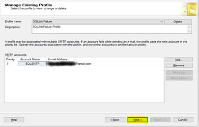 Email Notification On SQL Job Failure