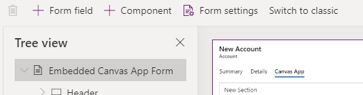 Embed Canvas App In A Model Driven App