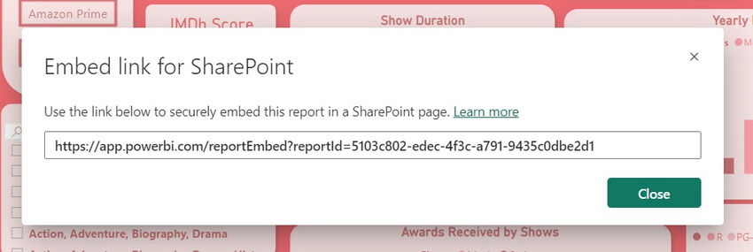 Embedding Power BI Report in SharePoint Online Embedding Power BI Report in SharePoint Online