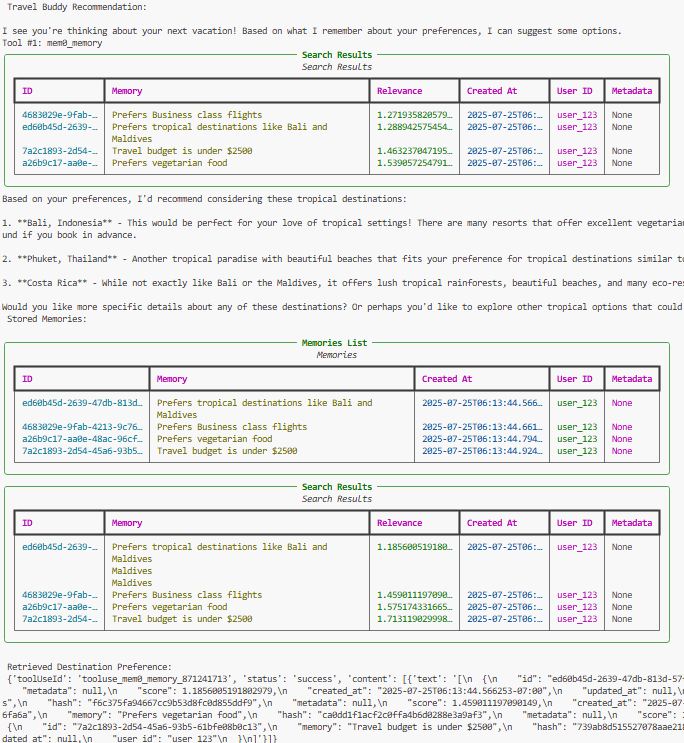 Empowering Agentic AI with Persistent Memory using Strands Agents SDK
