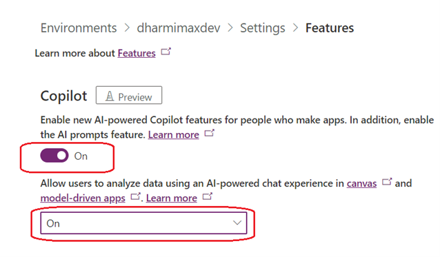 Enable Copilot Control Feature to a Canvas Apps Enable Copilot Control Feature to a Canvas Apps