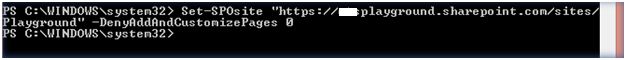 Enable Custom Script Based Missing Features In Sharepoint Online