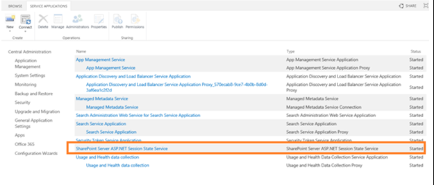 Enable Session State In Sharepoint 2019