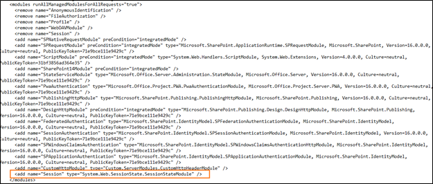 Enable Session State In SharePoint 2019