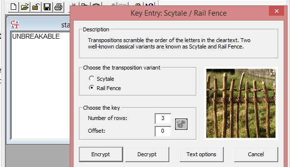 Encryption and Decryption Using Cryptool