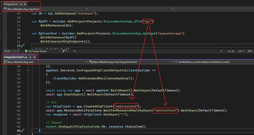 End-to-end integration testing with .NET Aspire