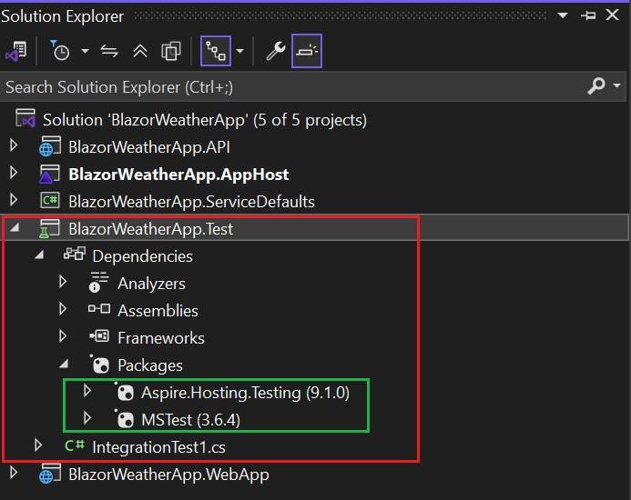 End-to-end integration testing with .NET Aspire