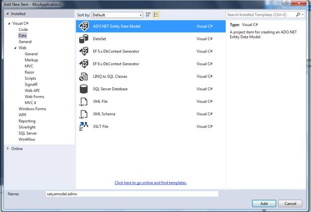 Entity Framework Using Stored Procedure In Aspnet Mvc