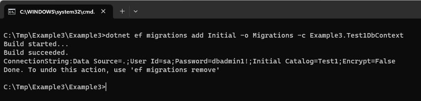 Entity Framework 7 Code First Using CLI