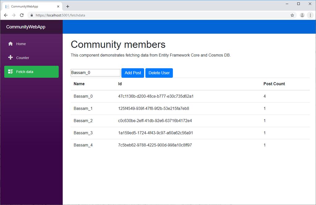 Entity Framework Core And Cosmos Db With Blazor