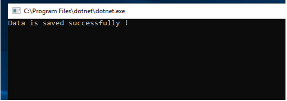 How To Insert Console Application With Entity Framework