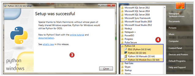 Environment Setup And Sample Application Using Python