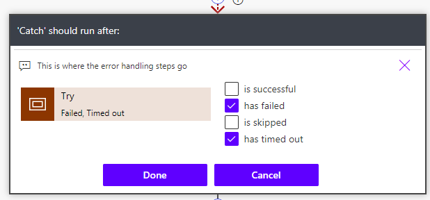 Error Handling With Power Automate / MS Flow