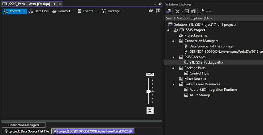 ETL Pipeline using Microsoft SQL Server Integration Services