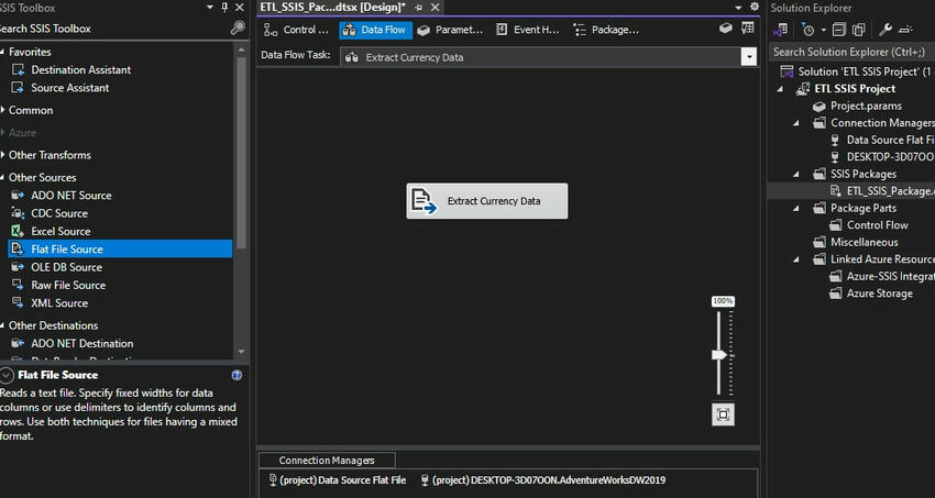 ETL Pipeline using Microsoft SQL Server Integration Services