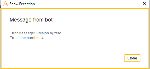 Exception Handling In Automation Anywhere Exception Handling In Automation Anywhere