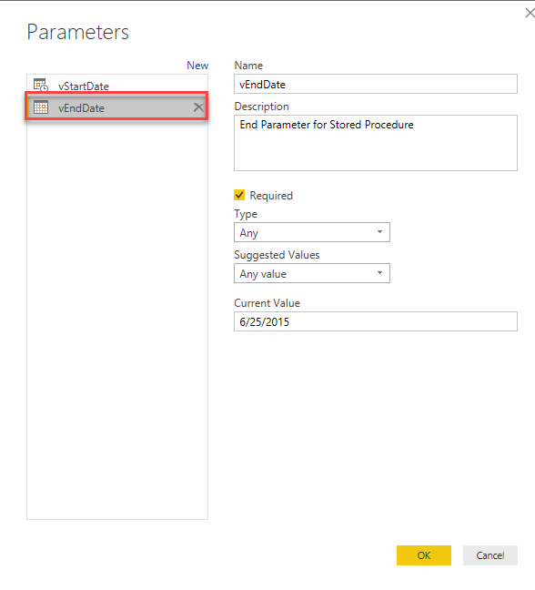 Execute Sql Server Stored Procedure With User Parameter In Power Bi