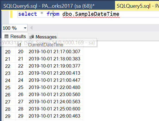 Execute Stored Proc Using SQL Job