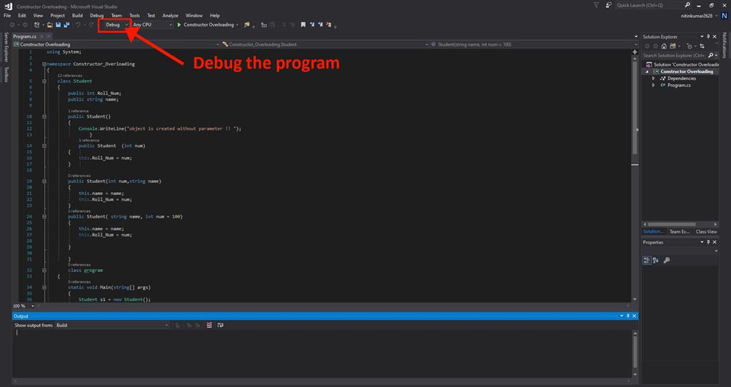 Explain Constructors Using C# Programming Language
