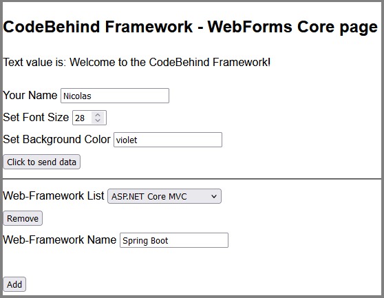 Explaining WebForms in ASP.NET Core