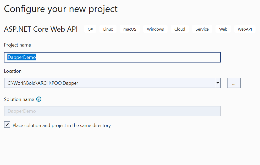 Exploring Dapper In Core