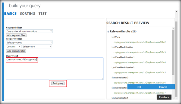 Exploring Search Result Sources In SharePoint Online