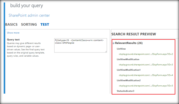 Exploring Search Result Sources In SharePoint Online