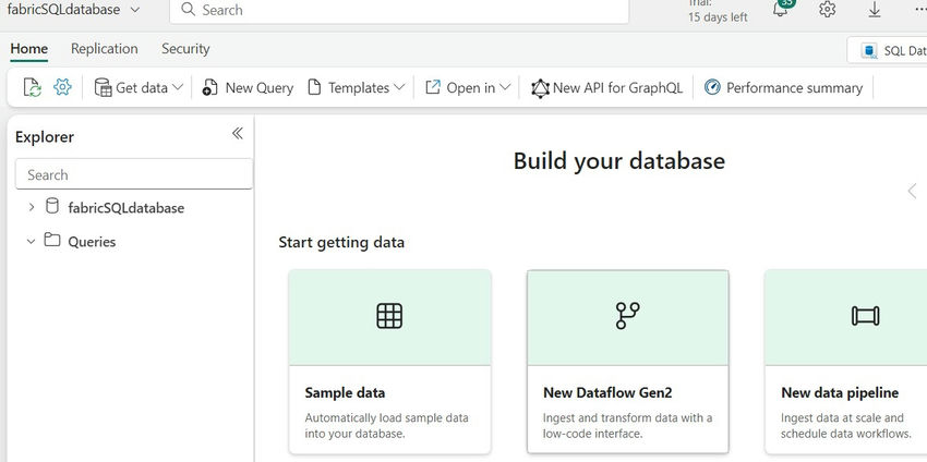 Exploring SQL Databases in Microsoft Fabric