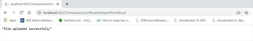 Import And Export Data Using Excel File In ASP.NET MVC