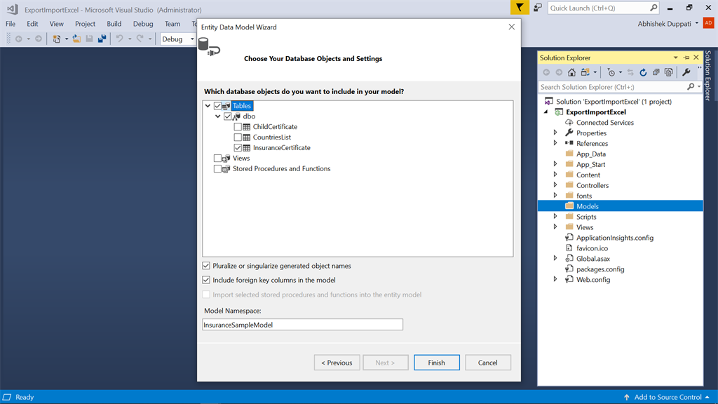 Import And Export Data Using Excel File In Aspnet Mvc 1380