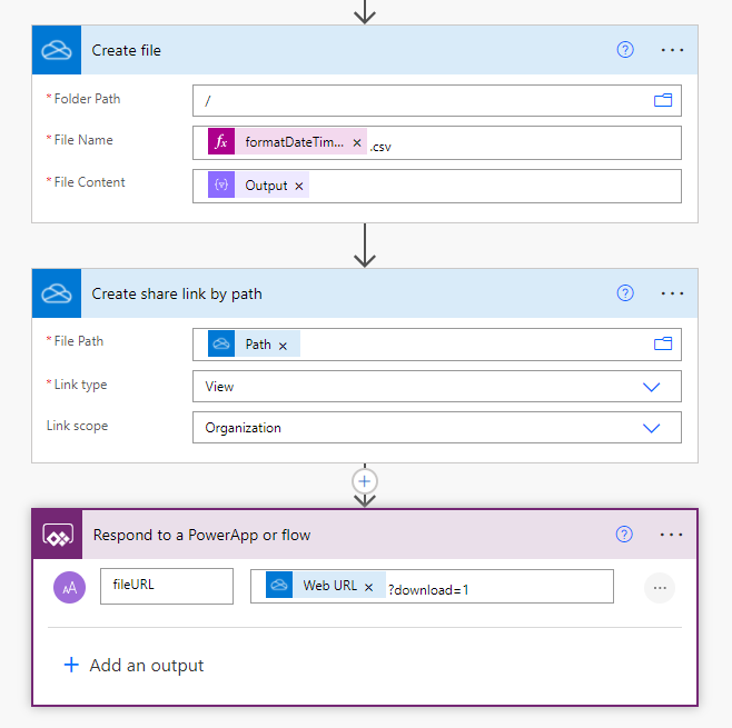 Export Filtered Gallery Records To Csv File From Powerapps 