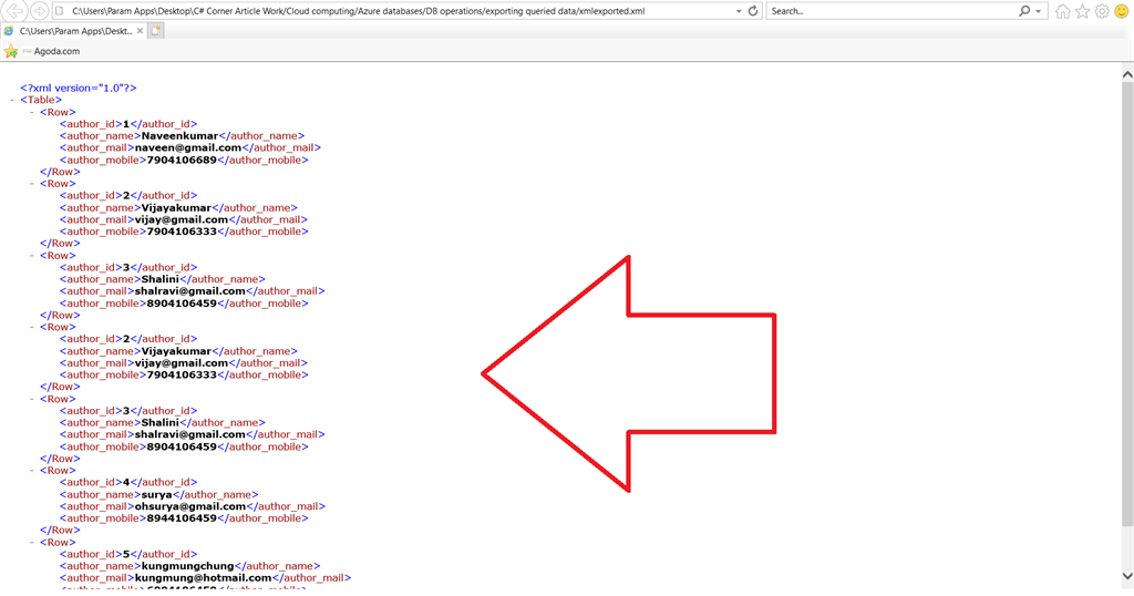 Exporting The Sql Data From Azure Cloud 6012