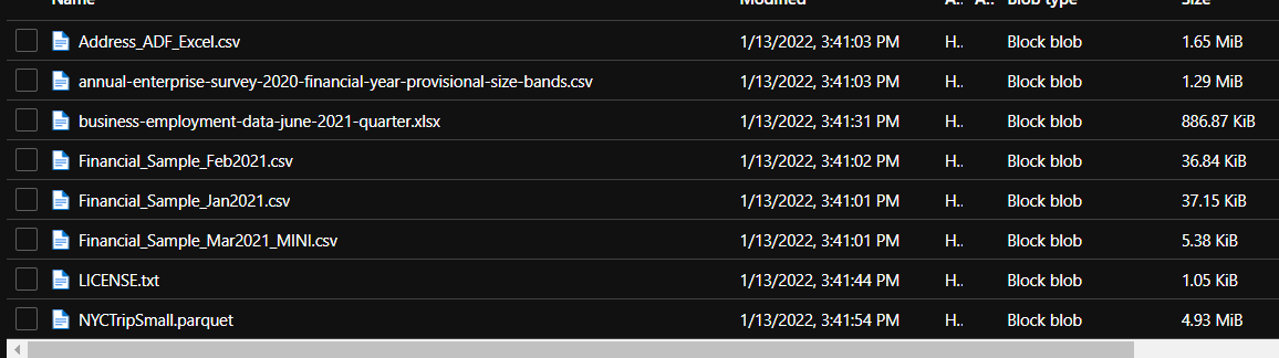 Extract File Names And Copy From Source Path In Azure Data Factory