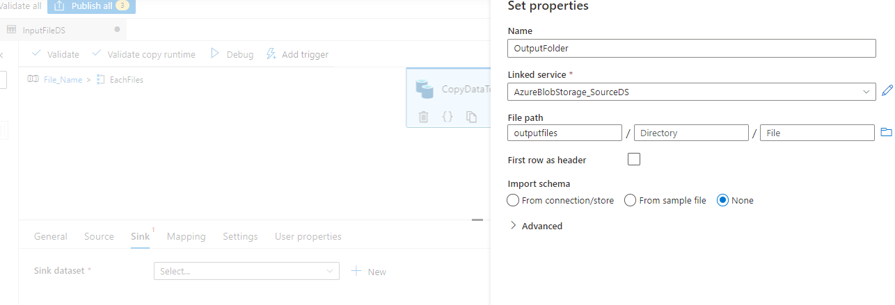 Extract File Names And Copy From Source Path In Azure Data Factory