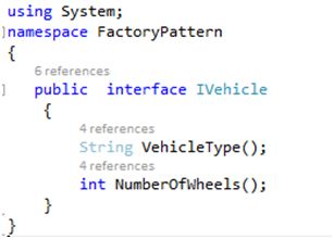 Factory Design Pattern In C#
