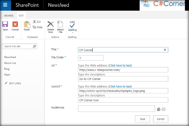 Feature Pack 1 Create App Launcher Custom Tiles In Sharepoint Server 2016