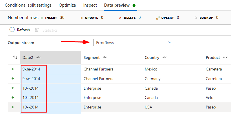 Filter Real Time Error Rows From Csv To Sql Database Table In Azure Data Factory Part Two