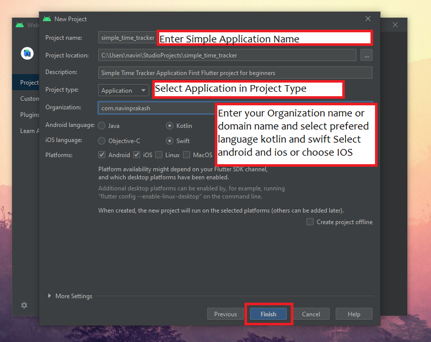 First Flutter Project😁