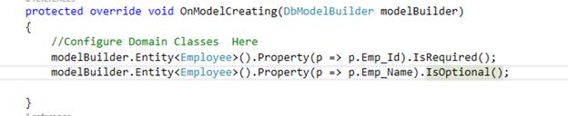 Fluent API In Code First Approach