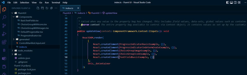 Fluent UI Components in Power Apps