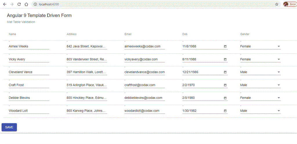 UI/Angular/Form Validation Documentation Center UI/Angular/Form Validation Documentation Center