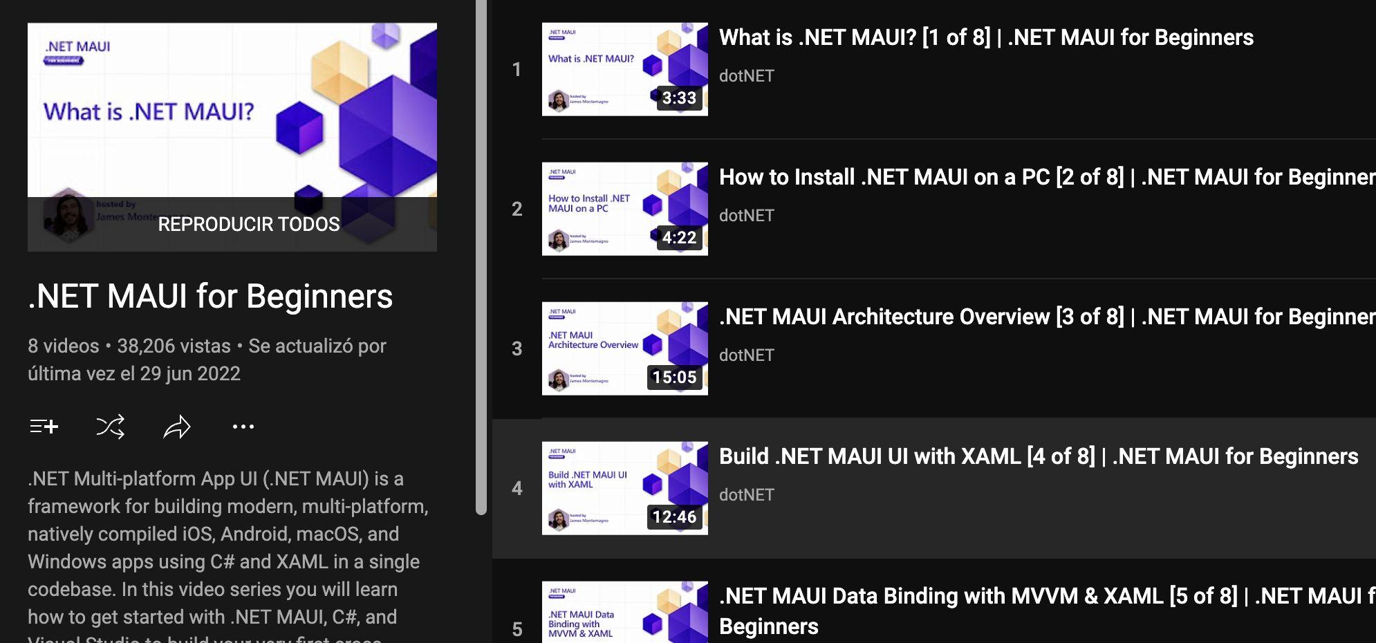 Free resources For Learning .NET MAUI